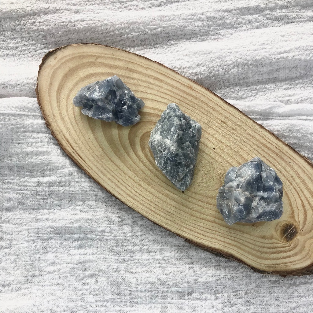 Calcite Blue Raw Crystal | Happiness of Healing