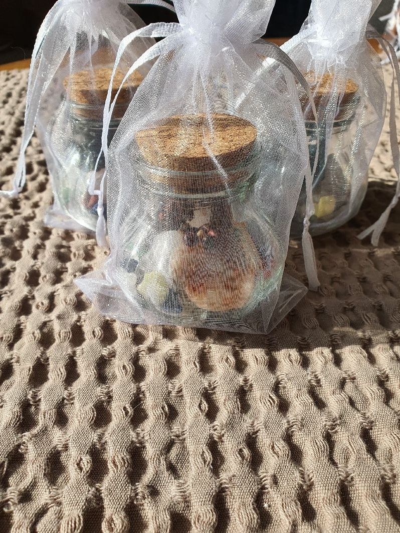 Crystal Gift Jar Black Obsidian | Happiness of Healing